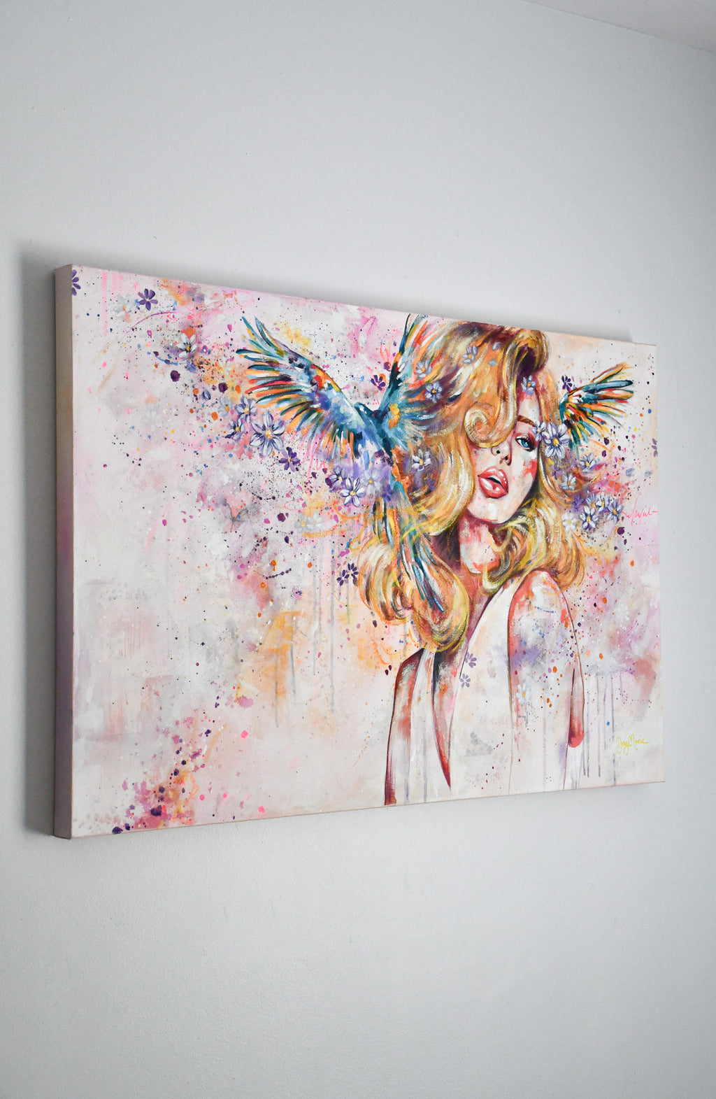 "Blondie" Original Oil Painting – Deej Marie